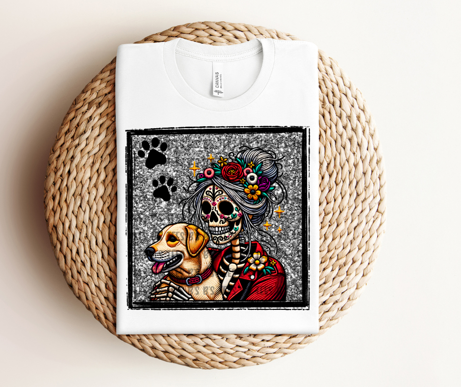 Yellow Lab Skeleton PNG – Bs Tees Sublimation Ink