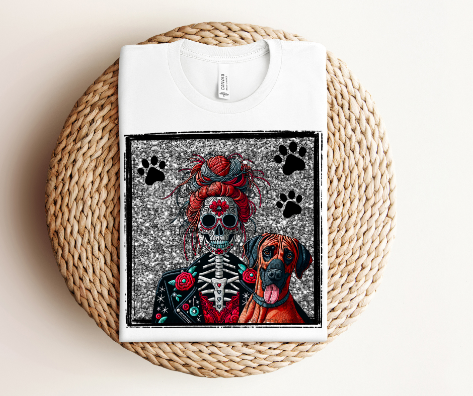 Rhodesian Ridgeback Skeleton PNG – Bs Tees Sublimation Ink
