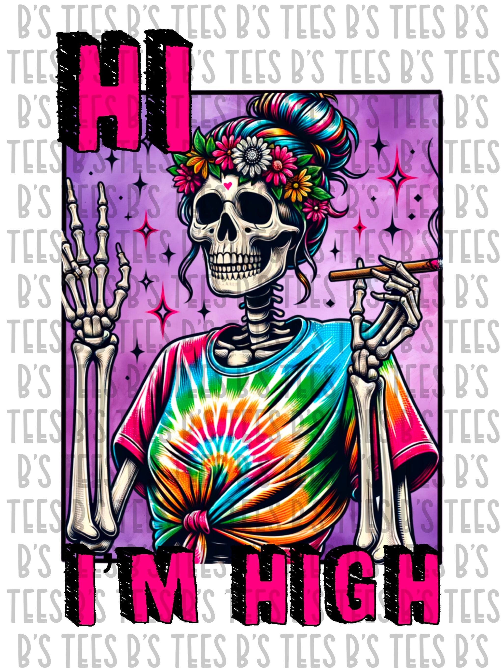 Hi, I'm High PNG – Bs Tees Sublimation Ink